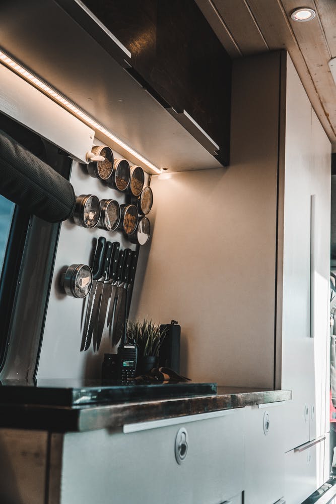 Van Build: Sprinter Van Kitchen Planning - The Wanderful