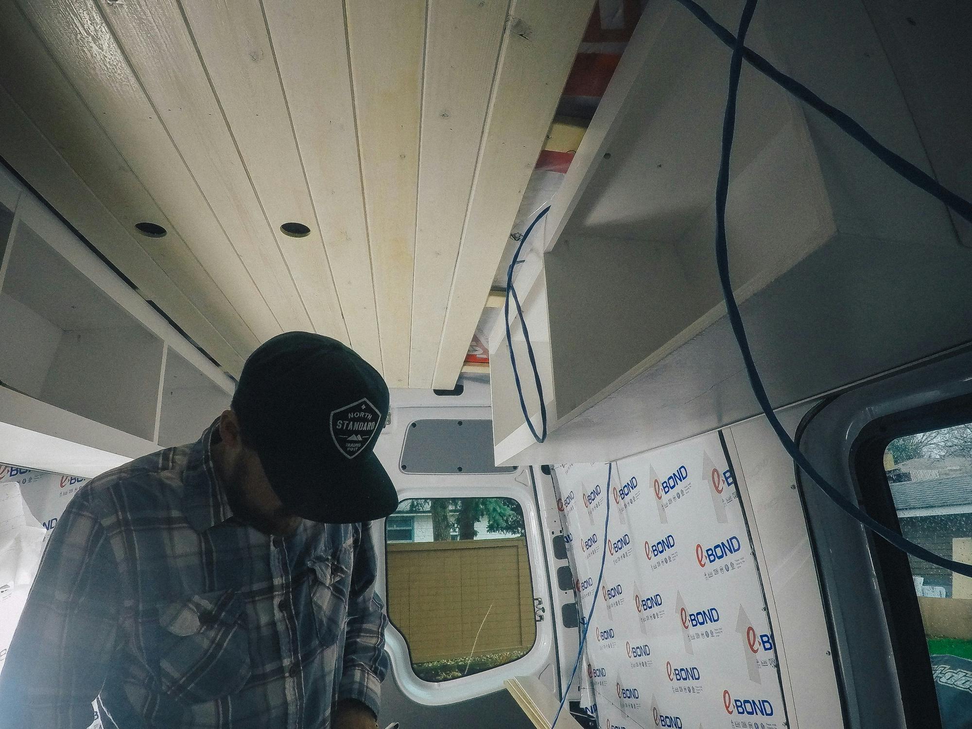 Installing the Walls & Ceiling in Your DIY Camper Van Conversion - The ...